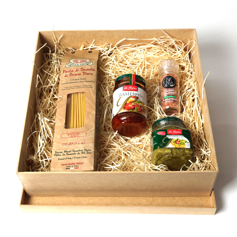 Kit Gourmet com massa, molho, tempero e aperitivo - C2AM01 em Gourmet ...